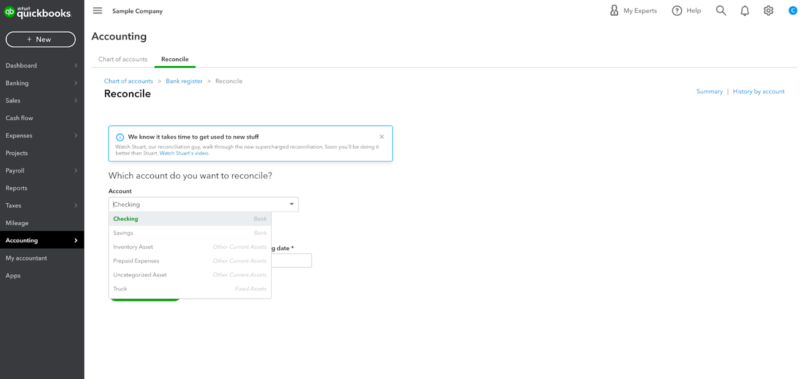 How to Reconcile a Bank Statement in QuickBooks Online