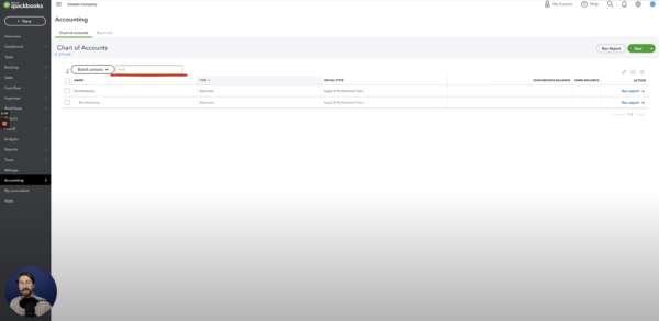 How to merge accounts in QuickBooks Online