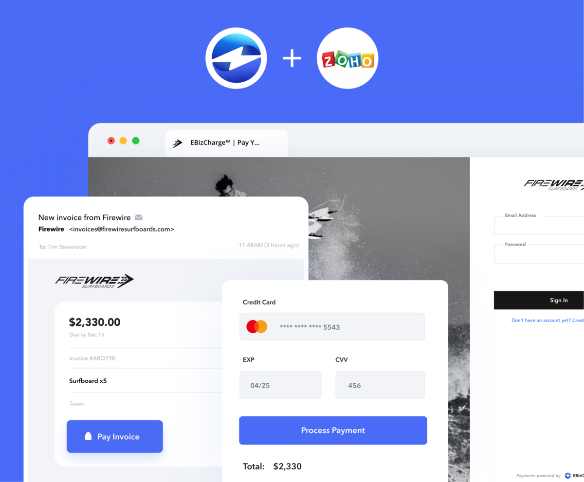 Zoho CRM Payment Integration - EBizCharge™