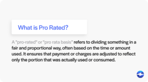 What are Prorated Charges? | EBizCharge