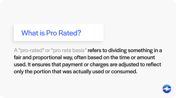 What are Prorated Charges? | EBizCharge