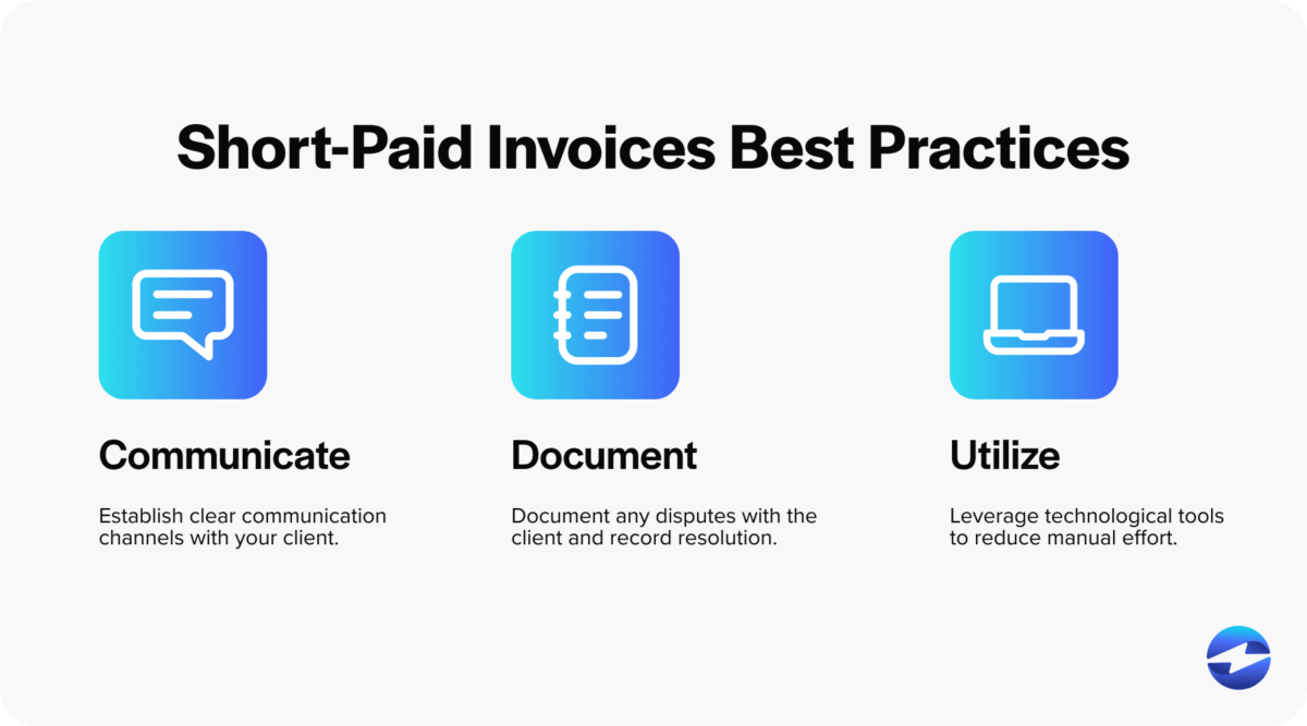 How To Manage Short-Paid Invoices