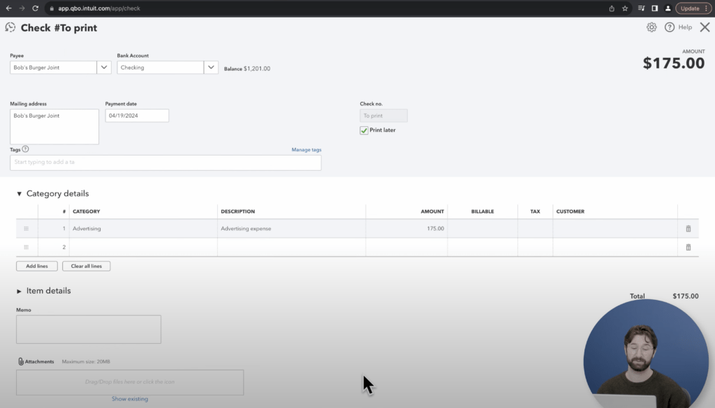 How to Print a Check in QuickBooks Online: Quick Steps!