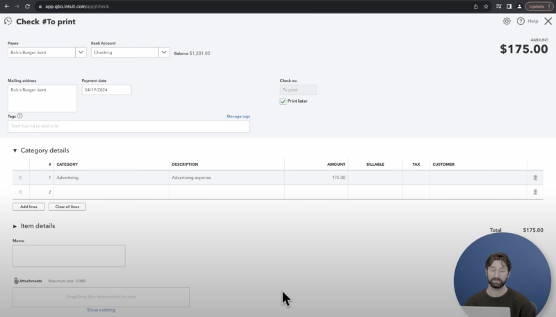 How to Print a Check in QuickBooks Online: Quick Steps!