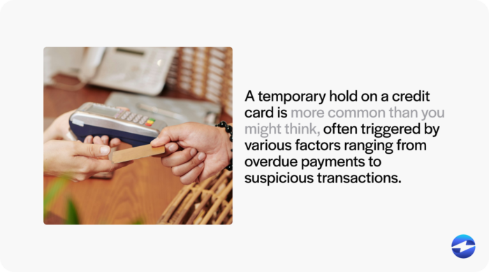 What is a Temporary Hold on a Credit Card?